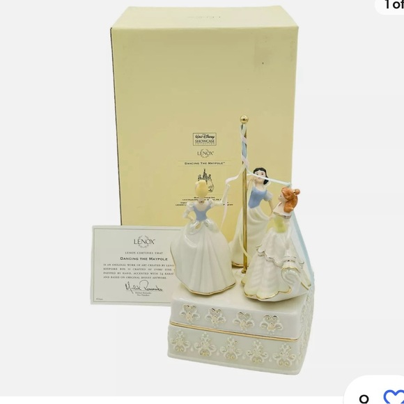 Lenox | Art | Lenox Disney Princess Dancing The Maypole Jewelry Trinket ...